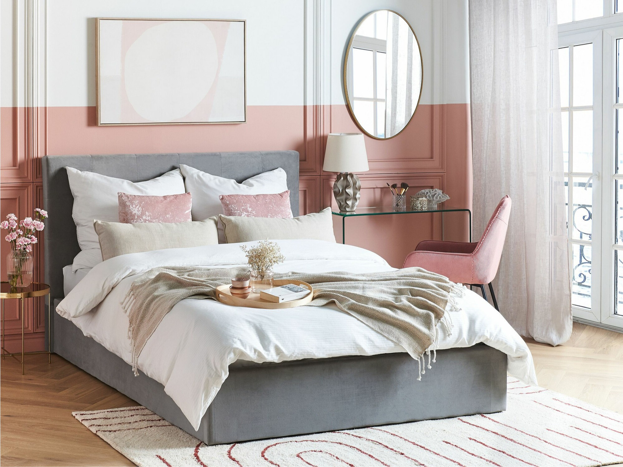 Gulta Berwyn 2008 (Pelēks) - Guļamistabas mēbeles | Mebeles1.lv