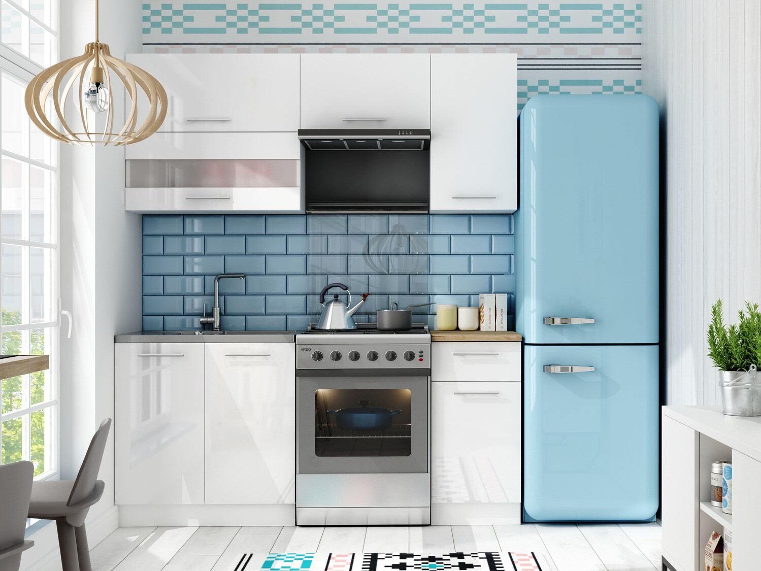 Moduļu virtuves skapji :: Virtuves kolekcija Tiffa :: Virtuves ...